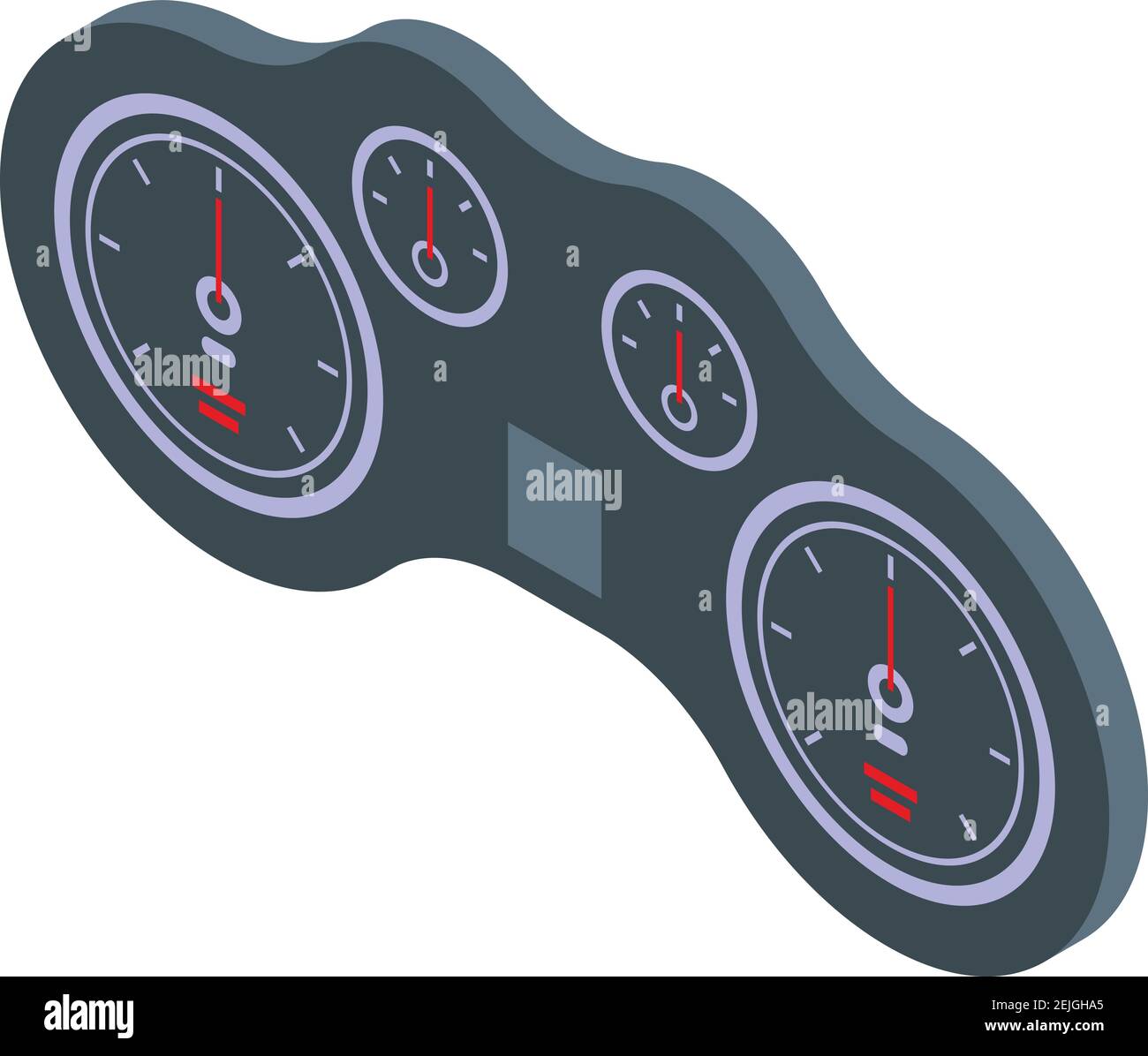Car meter dashboard icon. Isometric of car meter dashboard vector icon ...