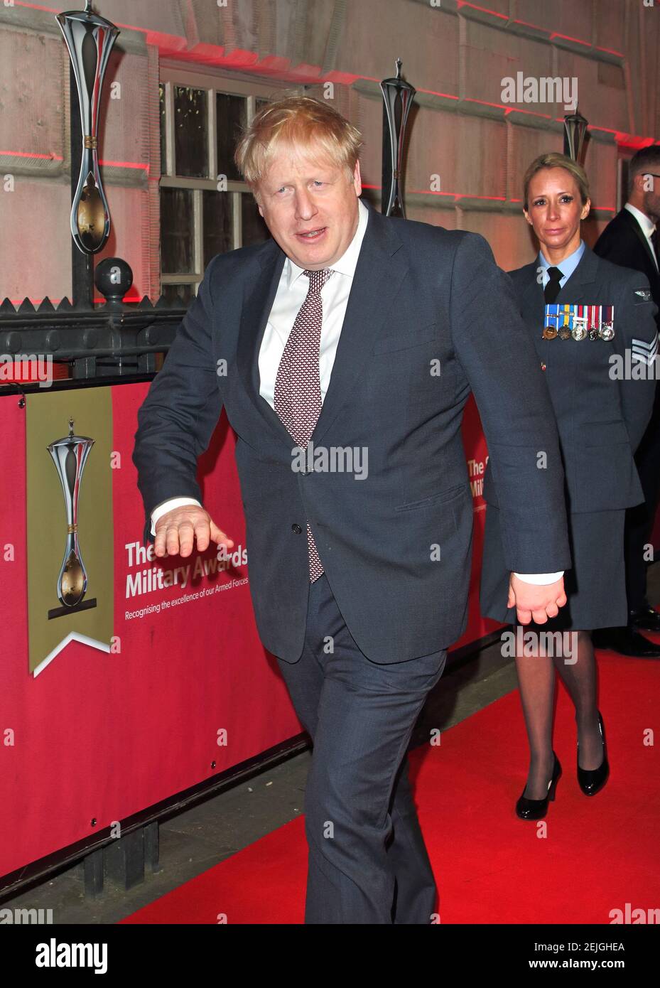 The Prime Minister Boris Johnson attends The Sun Military Awards 2020 ...