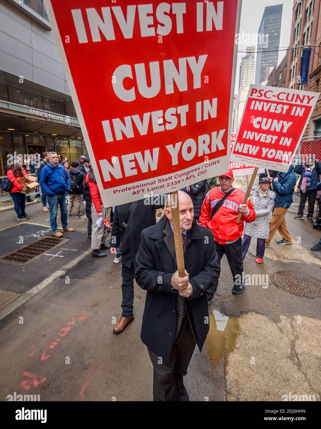Assemblyman Harvey Epstein. Elected officials, PSC-CUNY members ...