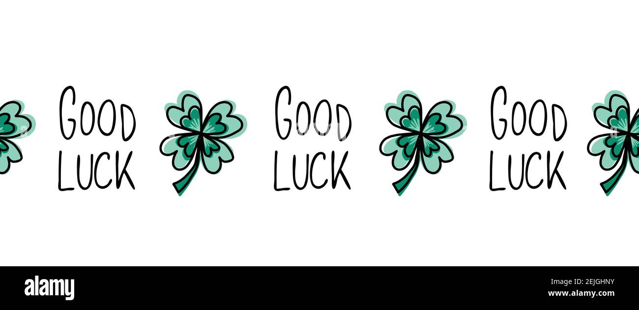 Good luck border hi-res stock photography and images - Alamy