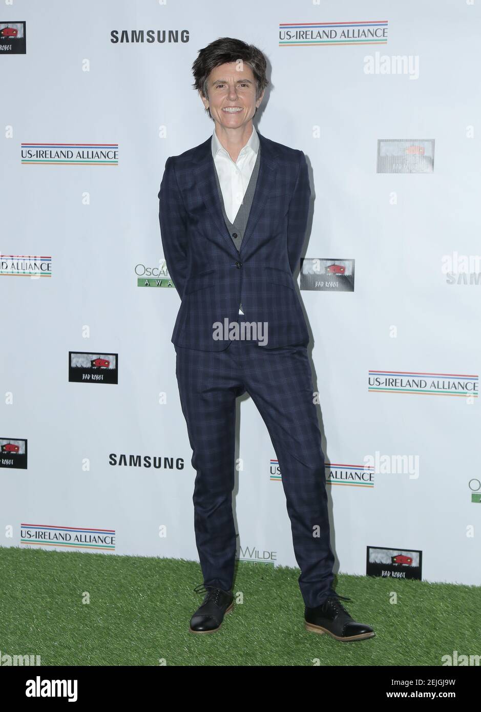 Tig Notaro walking the red carpet at the Oscar Wilde Awards 2020 held ...