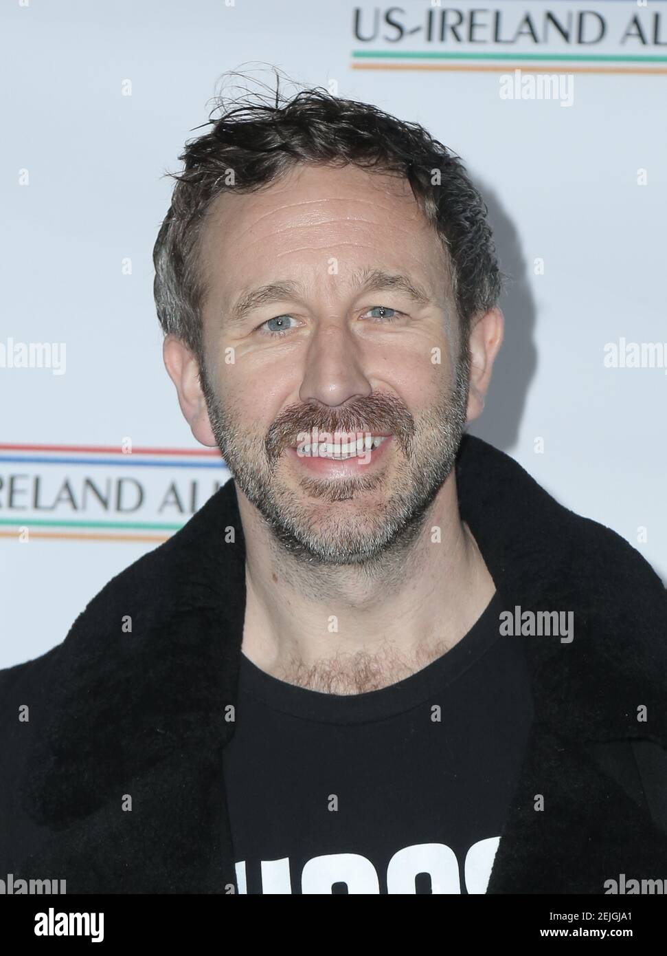 Chris O'Dowd walking the red carpet at the Oscar Wilde Awards 2020 held ...