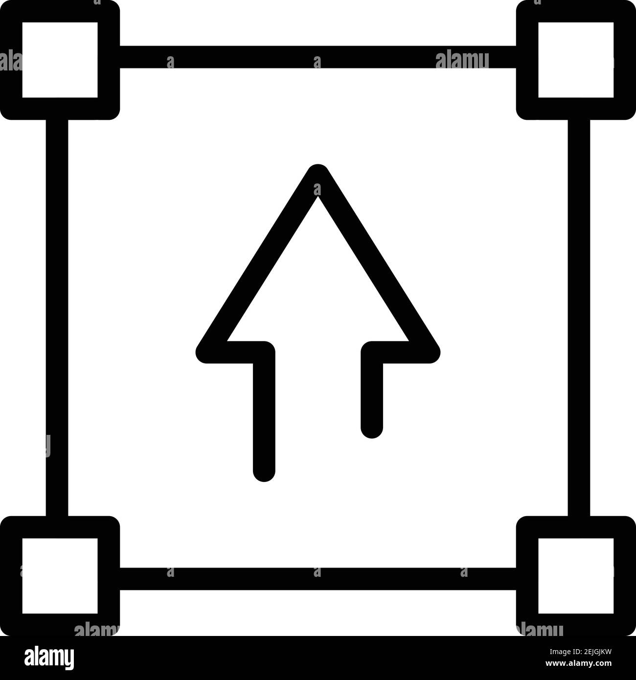 Redesign tool icon. Outline redesign tool vector icon for web design ...