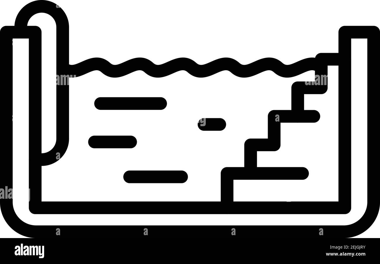 Service pool icon. Outline service pool vector icon for web design ...