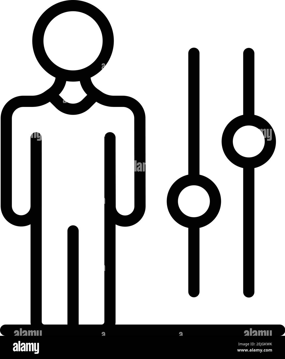 Business contribution icon. Outline business contribution vector icon ...