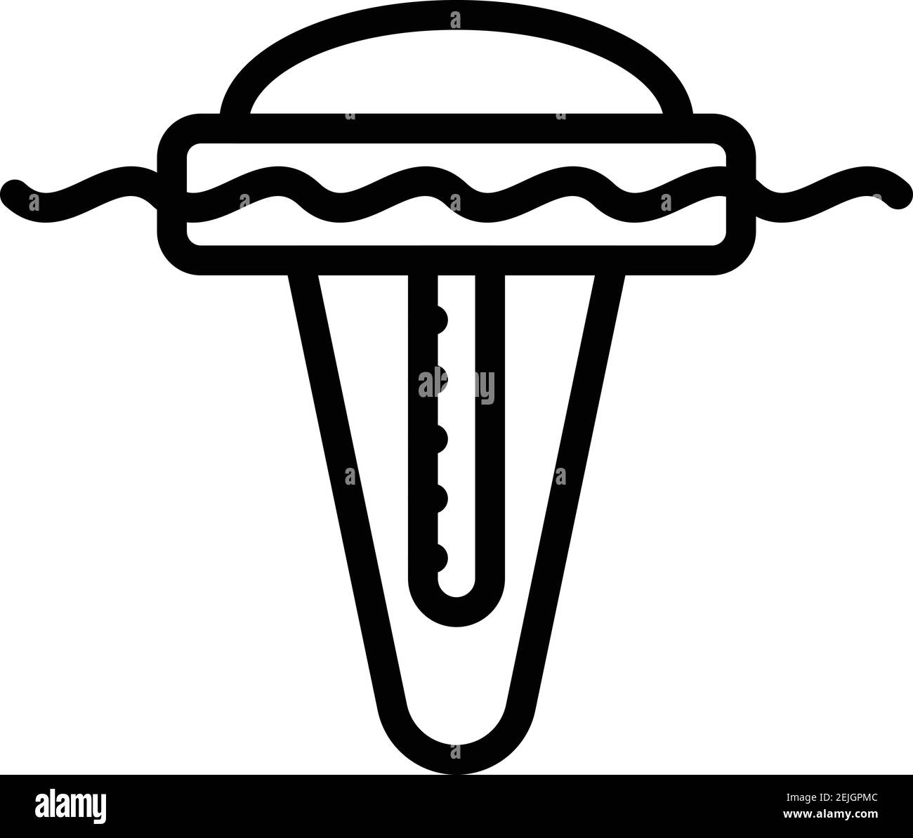 Pool cleaning icon. Outline pool cleaning vector icon for web design ...