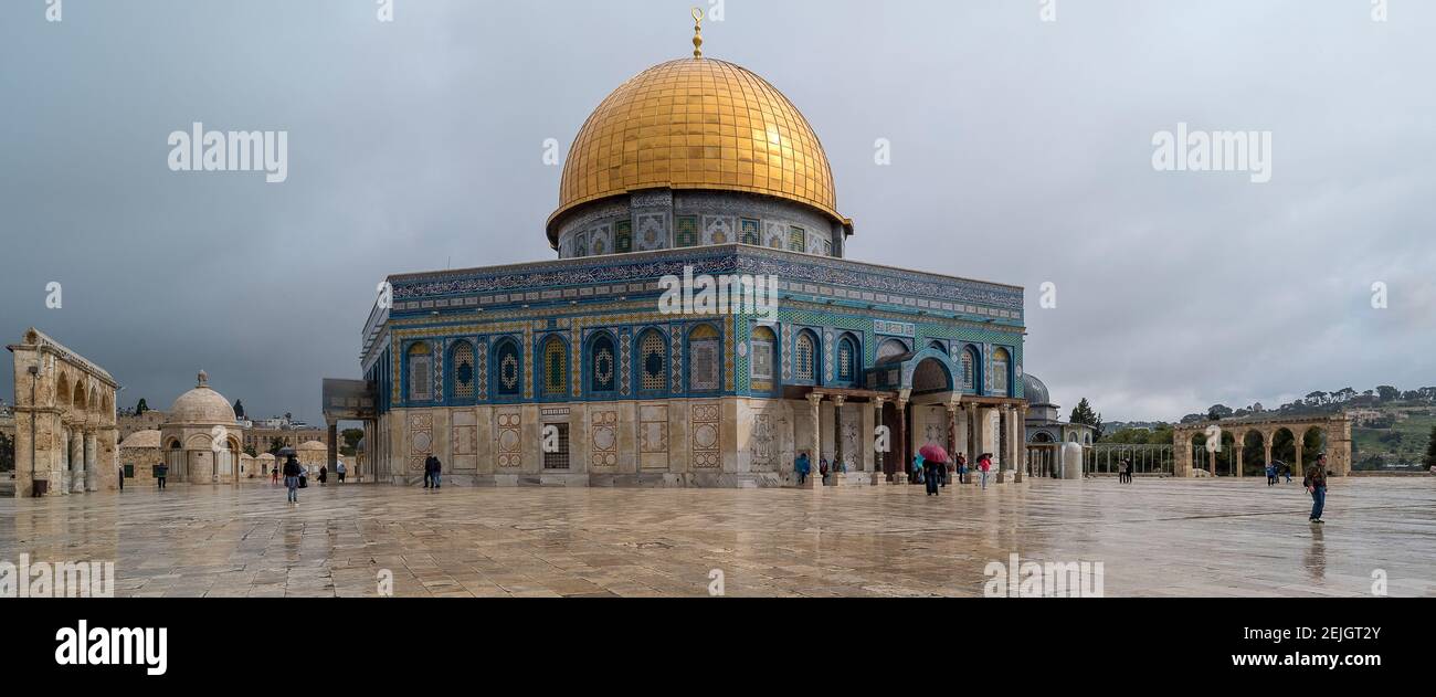 Dome of the Rock, Temple Mount (Haram esh-Sharif), Old City, Jerusalem ...