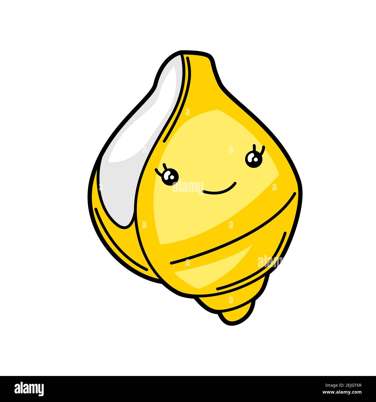 Child with conch shell Stock Vector Images - Alamy