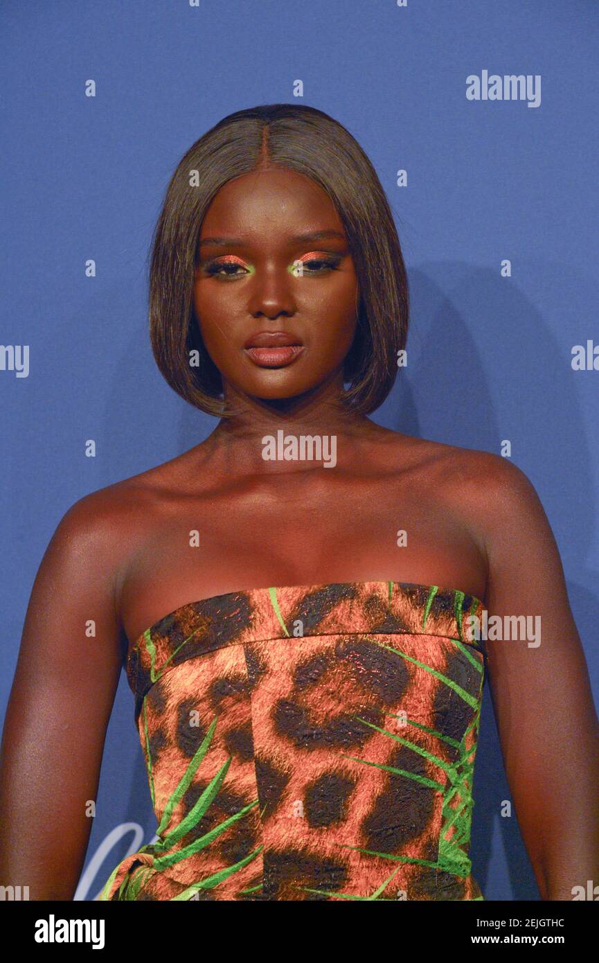 Duckie Thot attends the 2020 amfAR New York Gala in New York City. (Photo by Ron Adar / SOPA ...