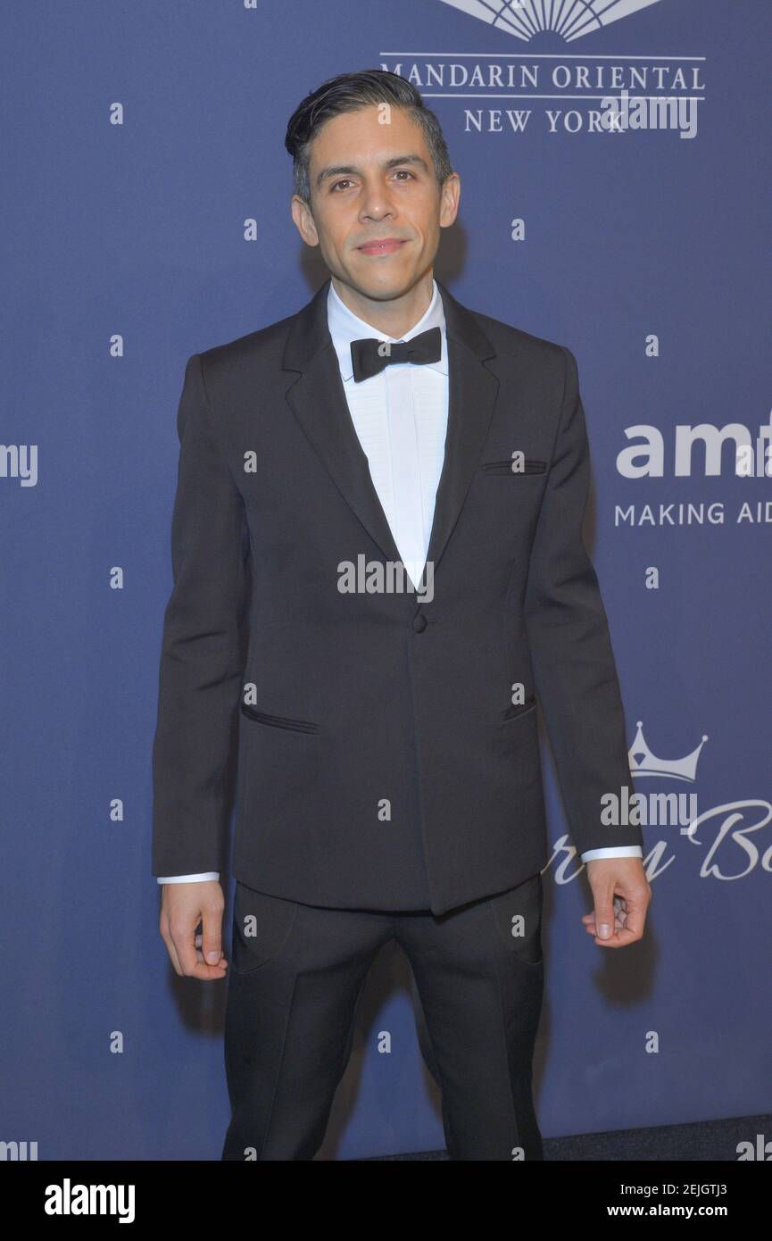 Matthew Lopez attends the 2020 amfAR New York Gala in New York City ...