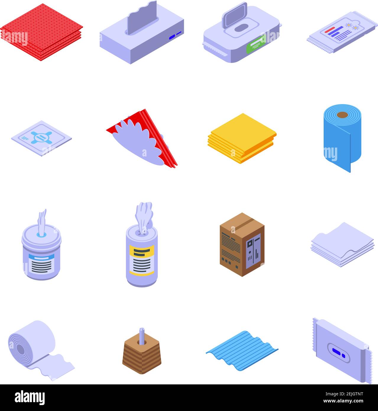 Tissue icon. Isometric of tissue vector icon for web design isolated on ...