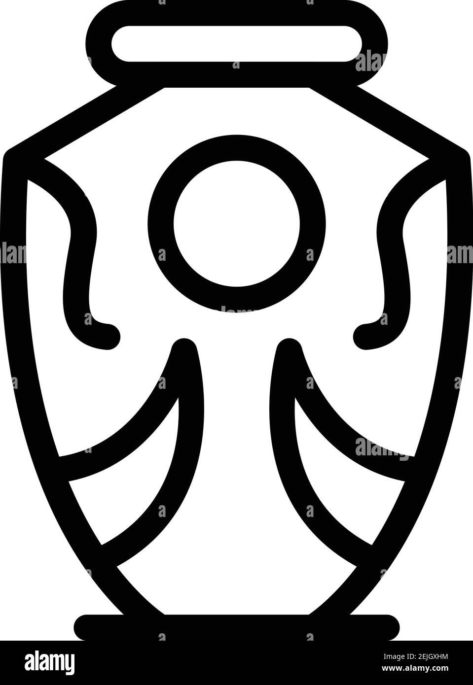 History amphora icon. Outline history amphora vector icon for web ...