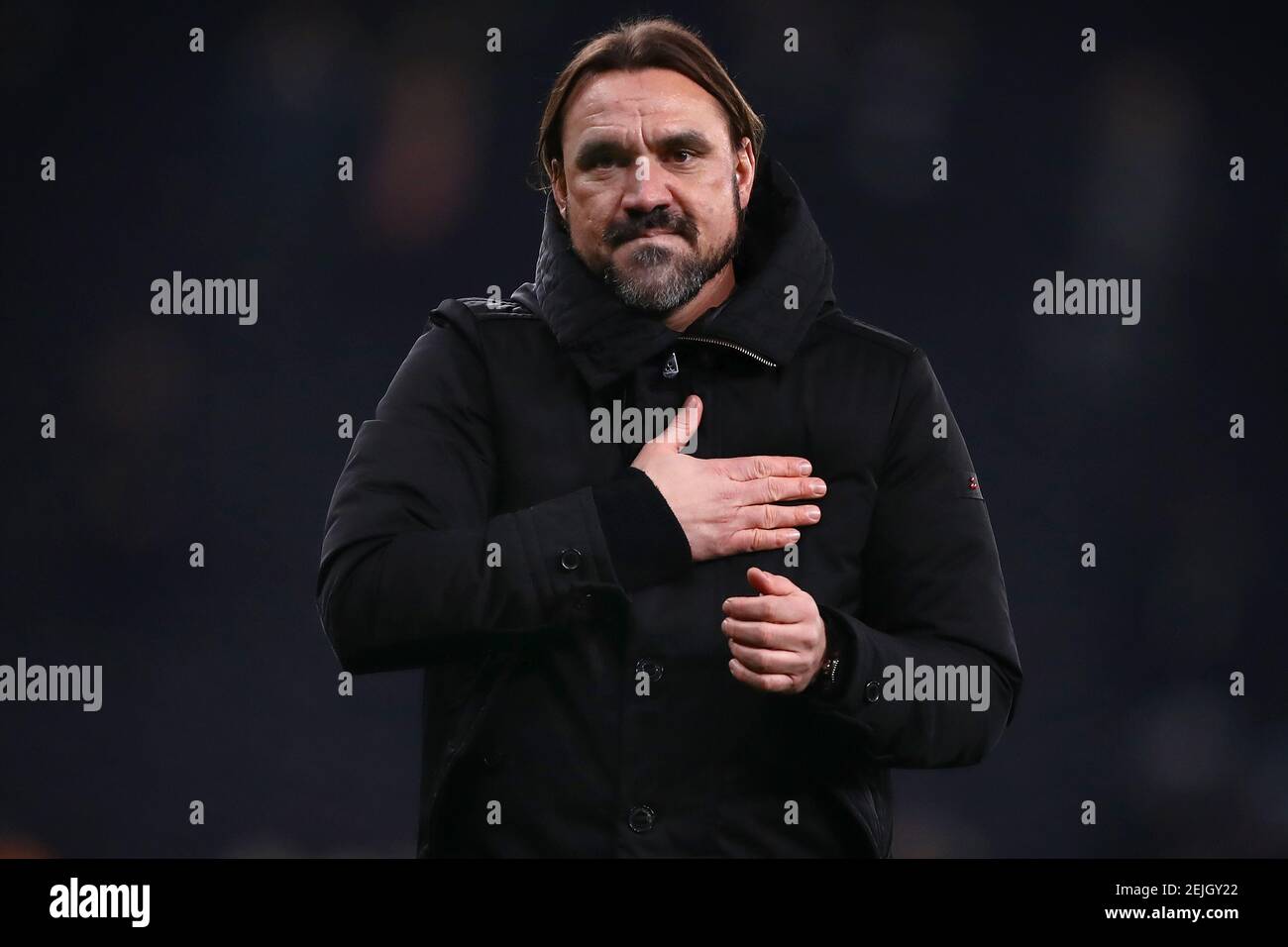 Manager of Norwich City, Daniel Farke seen during the Premier League ...