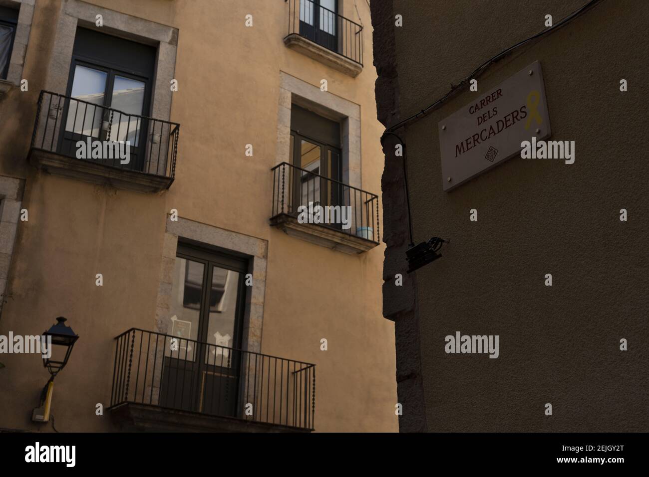 Girona street sign hi-res stock photography and images - Alamy