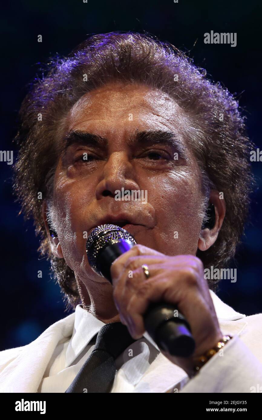 MEXICO CITY, MEXICO - FEBRUARY 7: Venezuelan singer Jose Luis Rodriguez ...