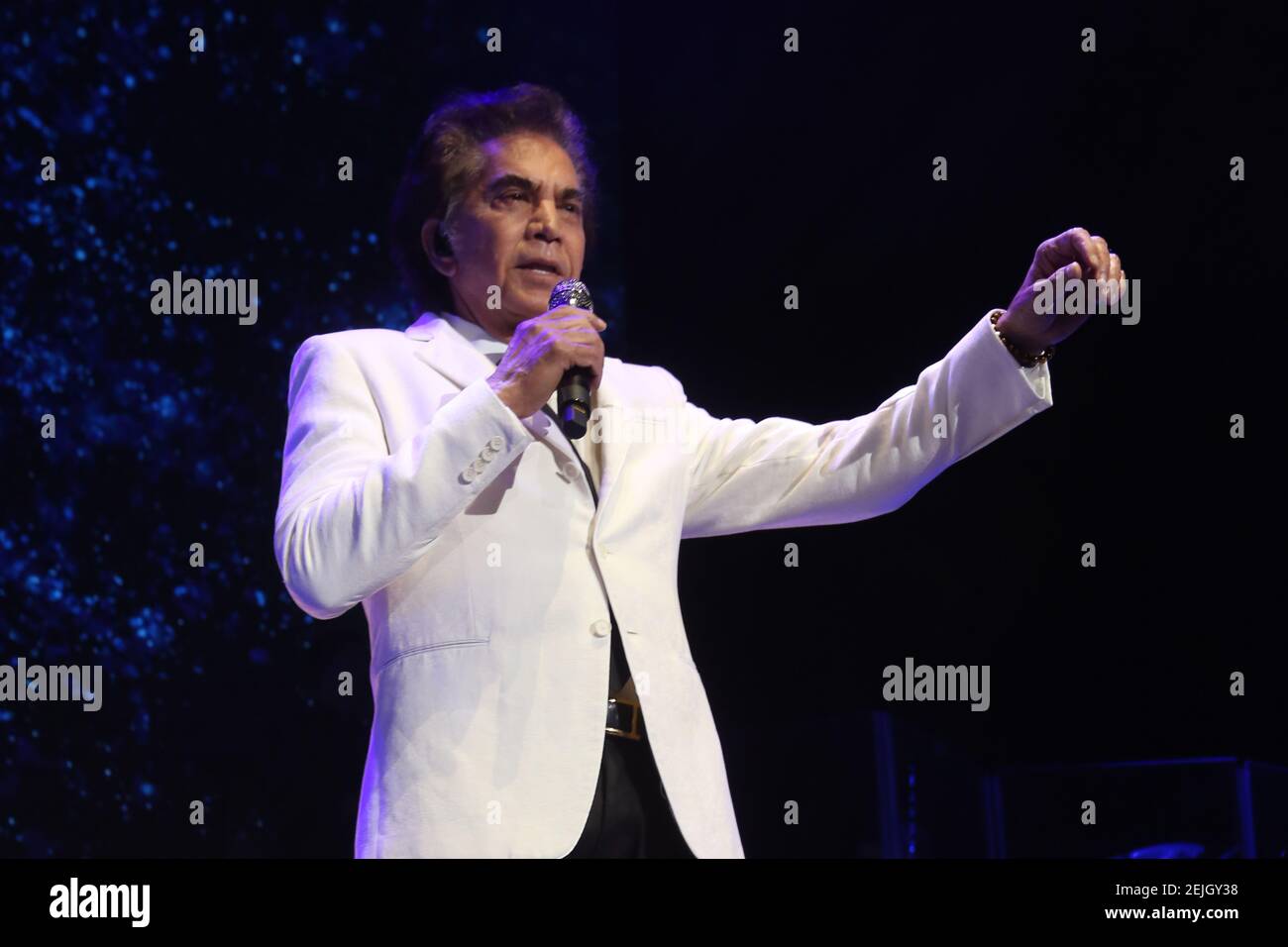 MEXICO CITY, MEXICO - FEBRUARY 7: Venezuelan singer Jose Luis Rodriguez ...