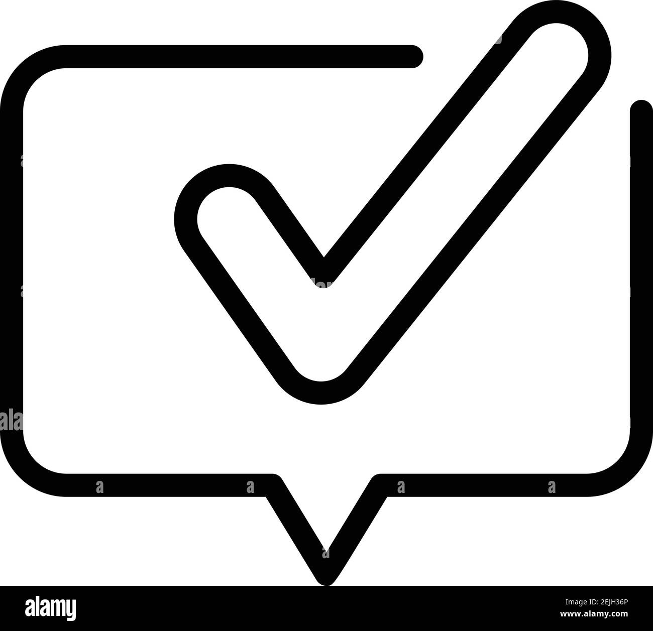 Follow mark icon. Outline follow mark vector icon for web design ...