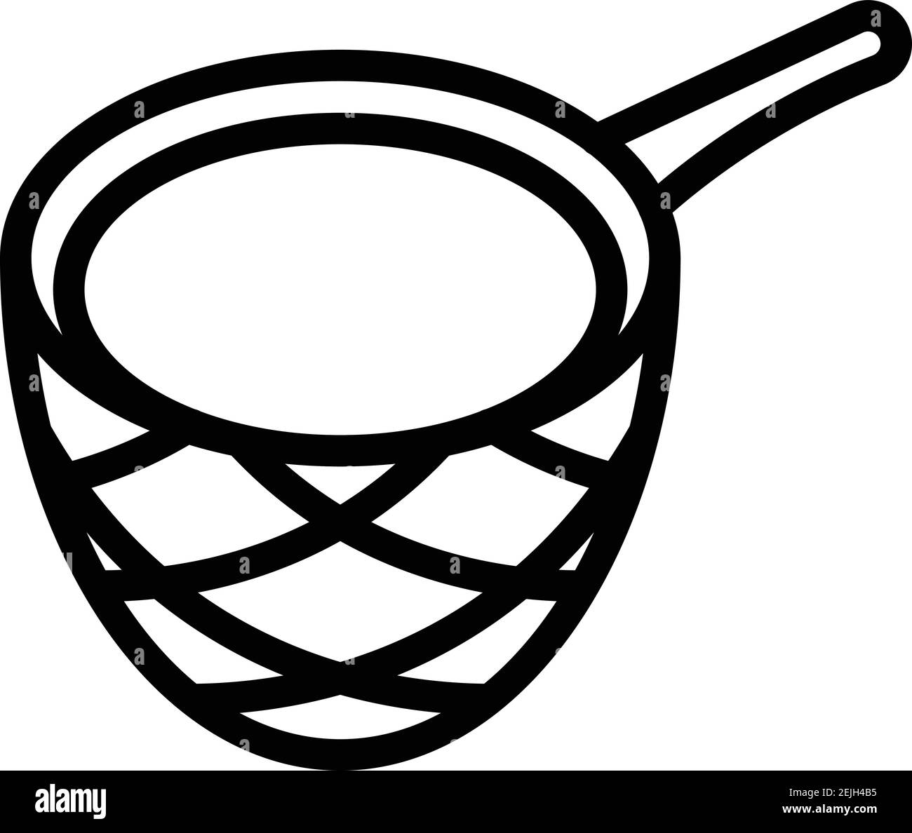 Pool cleaning net icon. Outline pool cleaning net vector icon for web ...