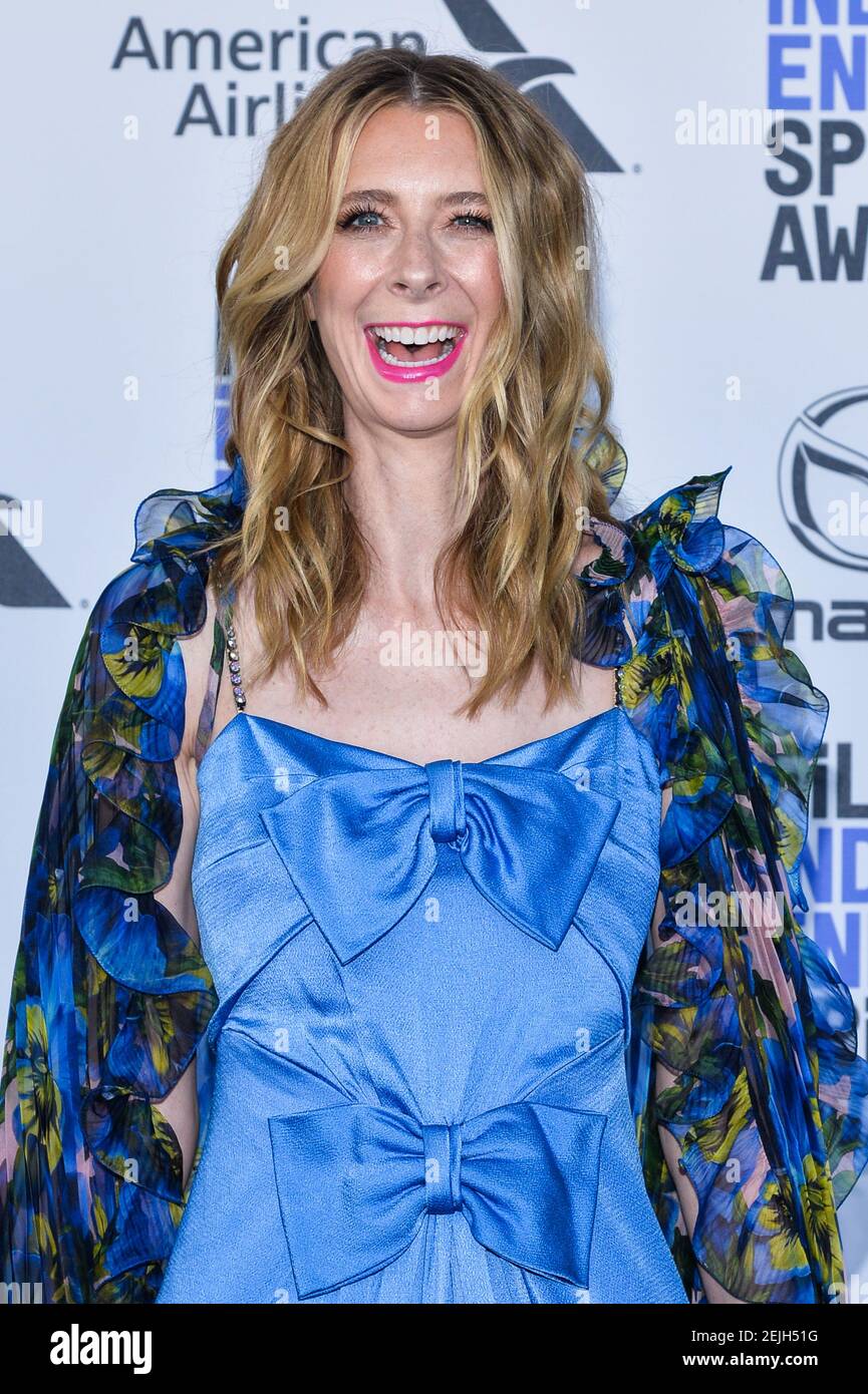Dawn Luebbe walking on the red carpet at the 35th Annual Film Independent Spirit Awards held in ...