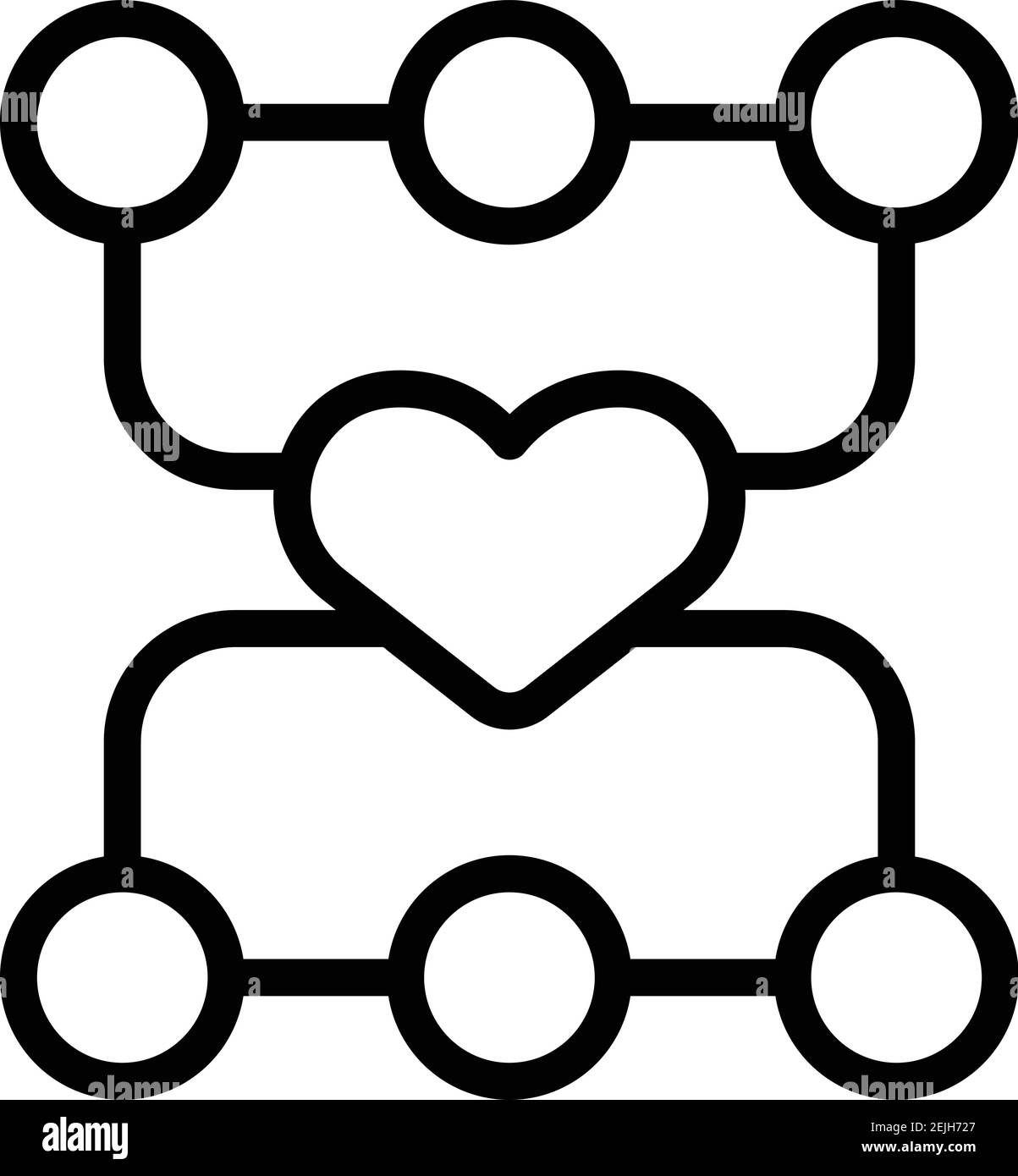 Charity contribution icon. Outline charity contribution vector icon for ...