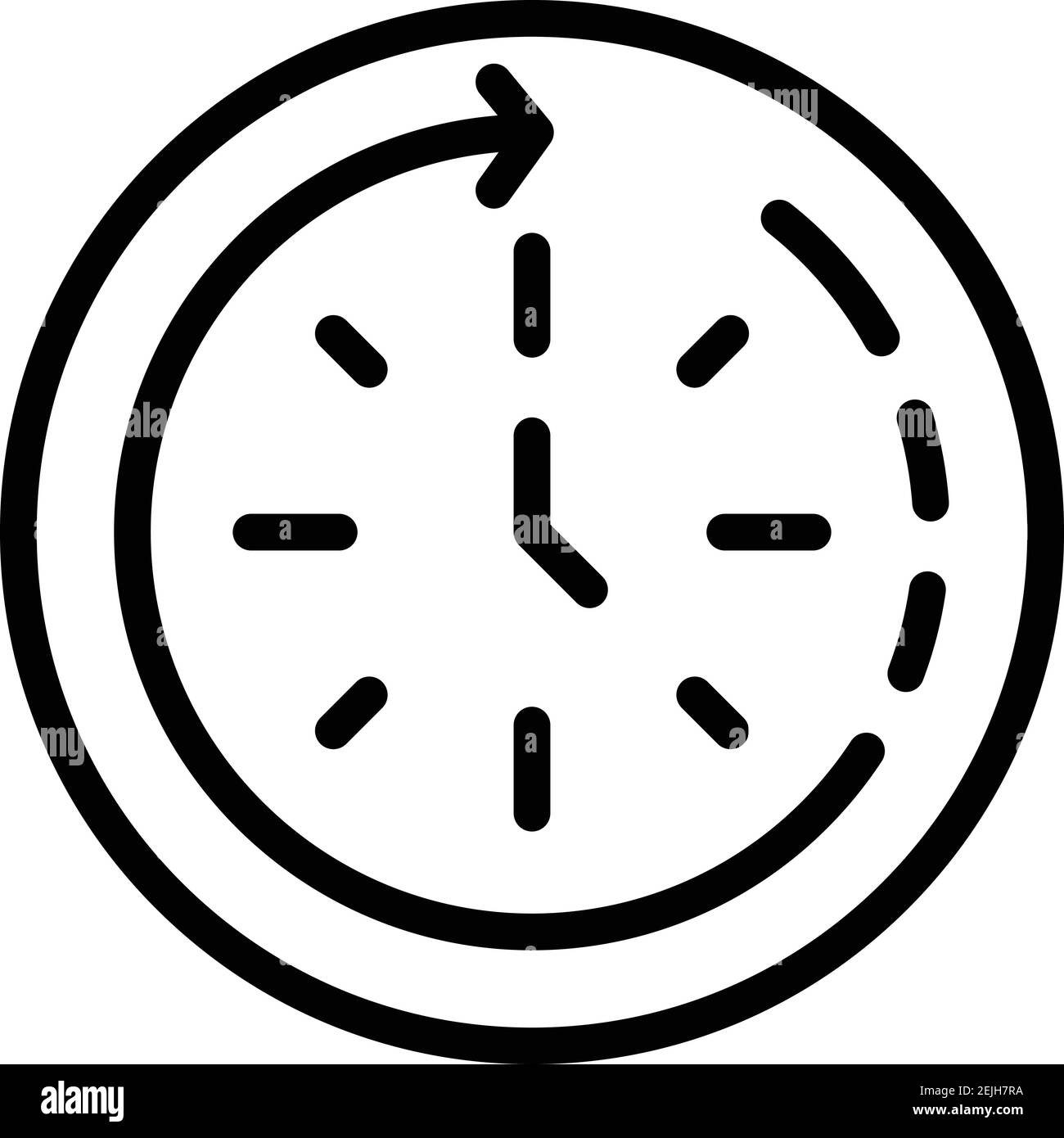 Career time icon. Outline career time vector icon for web design ...