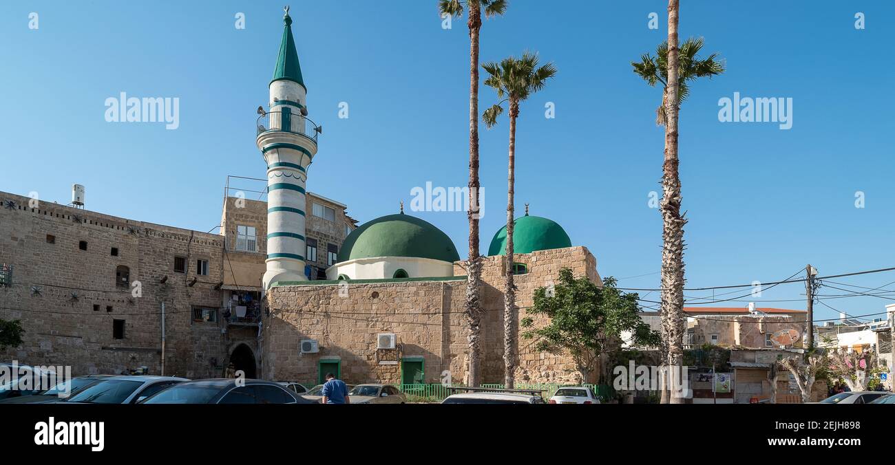 View of mosque, El-Jazzar Mosque, Acre (Akko), Israel Stock Photo - Alamy