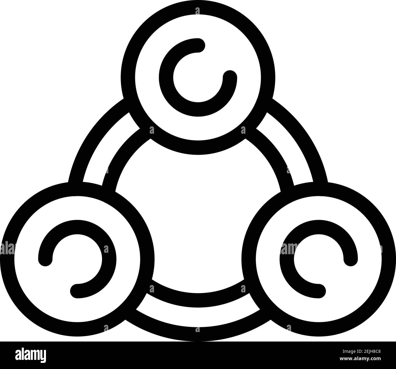 Power adaptation icon. Outline power adaptation vector icon for web ...