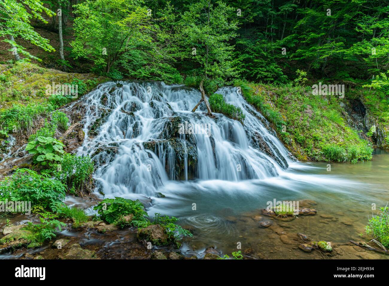 Dokuzak waterfall in Strandzha mountains in Bulgaria Stock Photo - Alamy