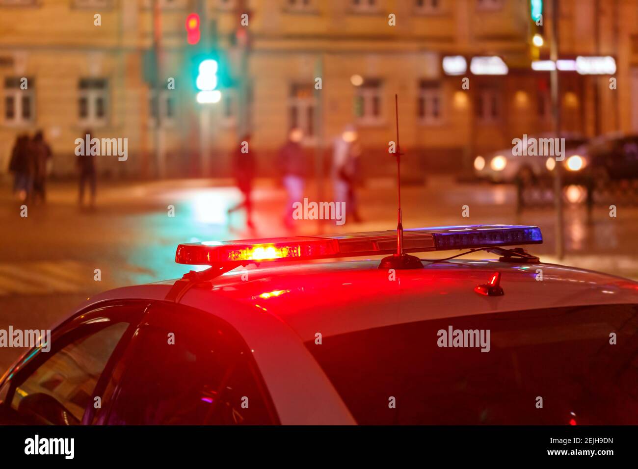 Police lights abstract hi-res stock photography and images - Alamy