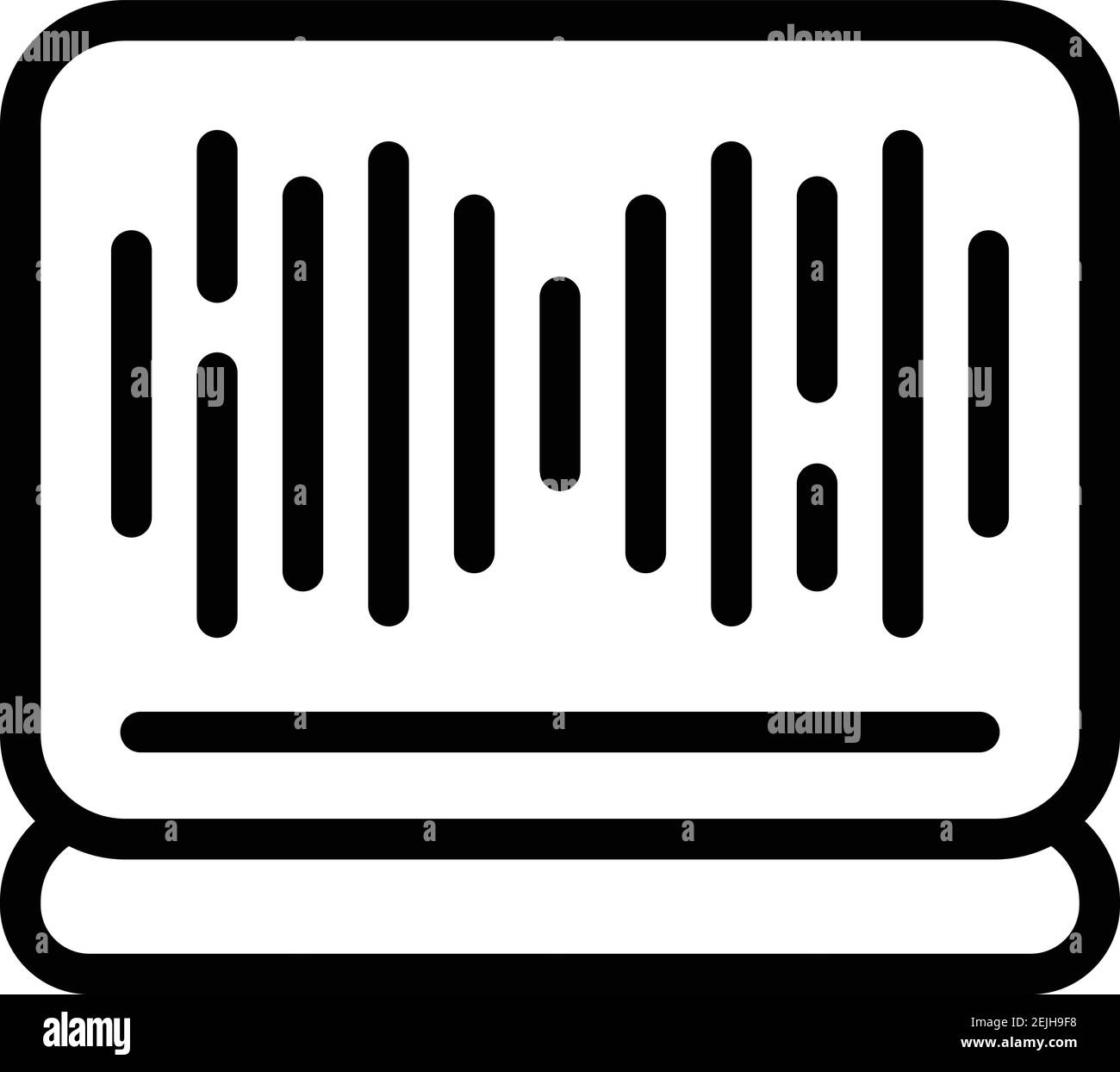 Speech Wave Icon Outline Speech Wave Vector Icon For Web Design