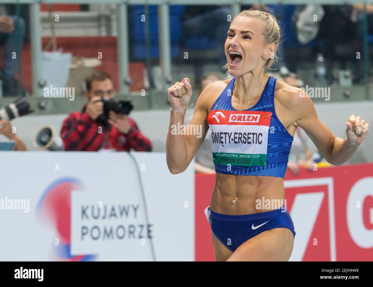 08.02.2020, Torun, lekka atletyka, mityng Copernicus Cup, N/z Justyna ...