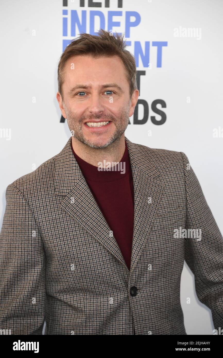 Chris Hardwick arrives to the 2020 Film Independent Spirit Awards, held ...