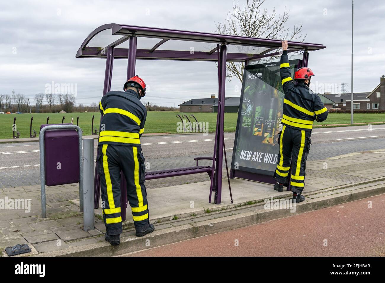 MADE, , 09-02-2020, dutchnews, , Storm damage due to storm Ciara ...