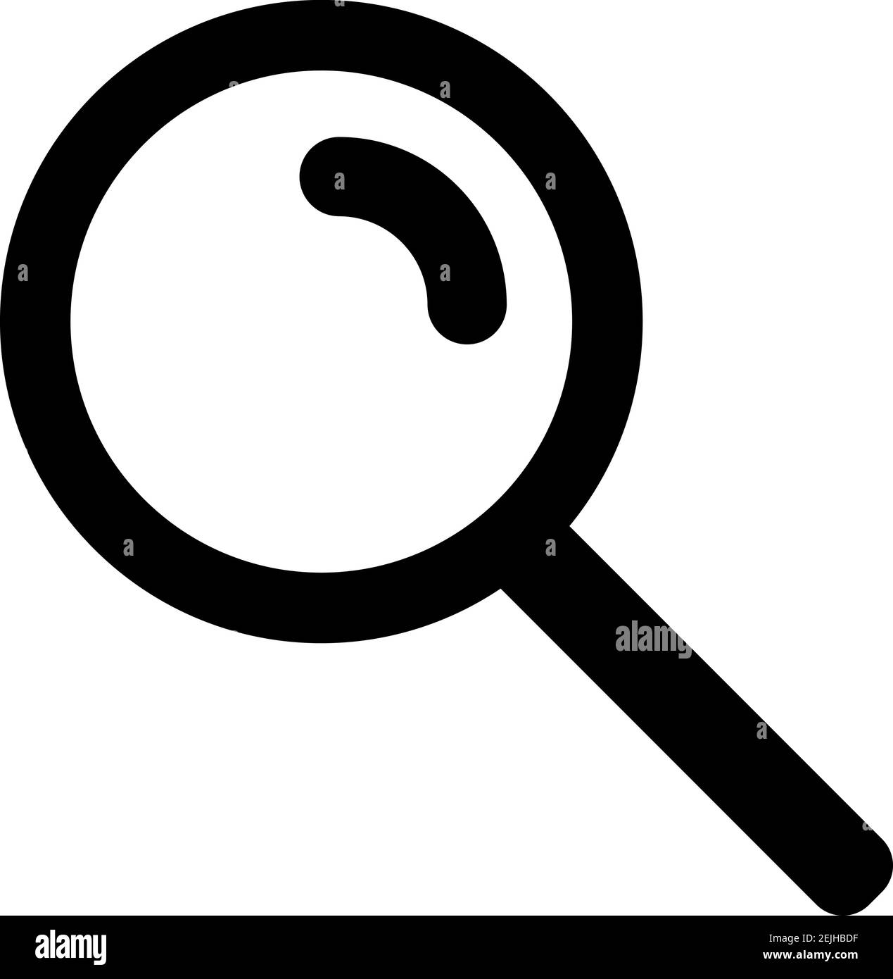 Search icon vector. Magnifying glass, research icon symbol illustration ...