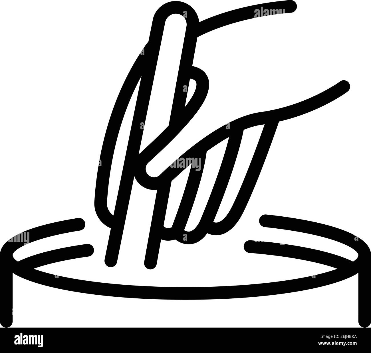 Cooking blend icon. Outline cooking blend vector icon for web design ...