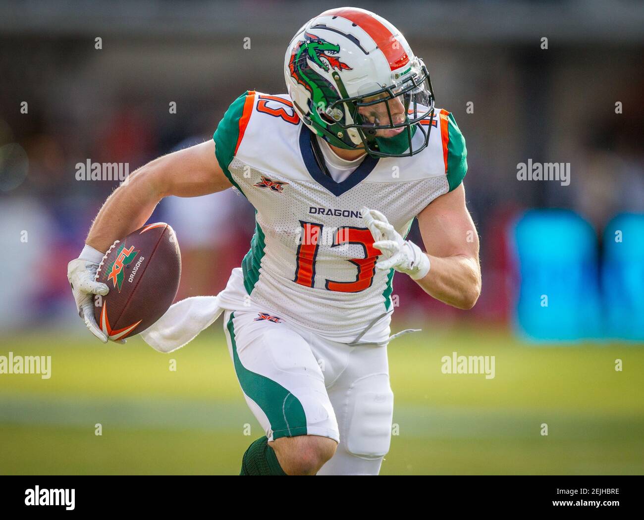 Seattle Dragons wide receiver Austin Proehl (13) takes the short ...