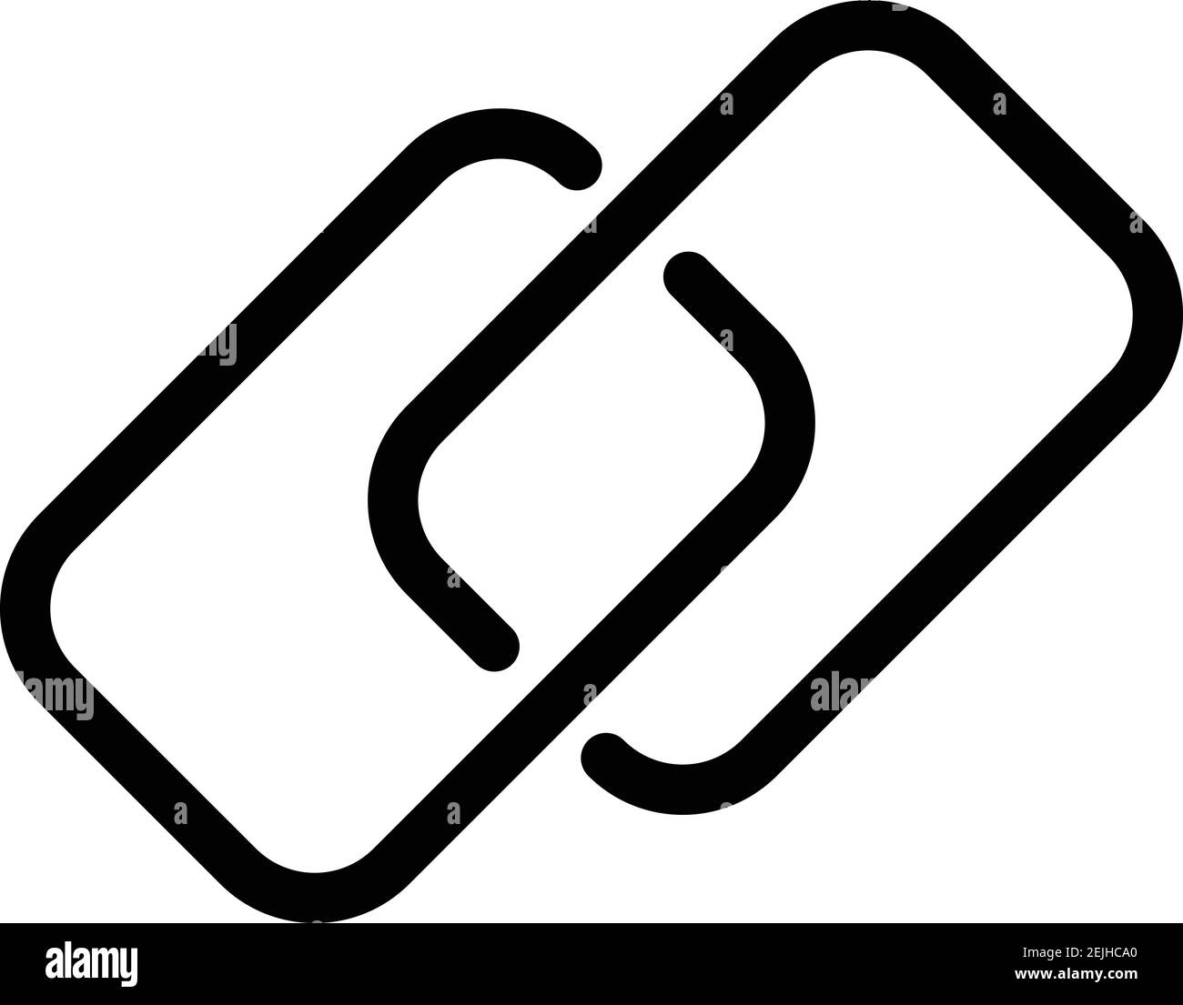 Share chain link icon. Outline share chain link vector icon for web ...
