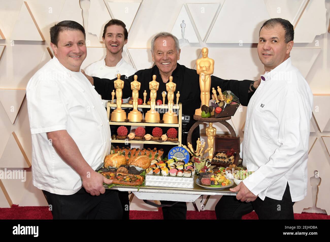 Wolfgang Puck walking on the red carpet at the 92nd Annual Academy ...