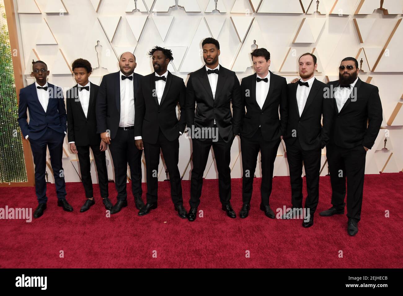French director Ladj Ly, actors Djibril Zonga, Issa Perica , Alexis ...