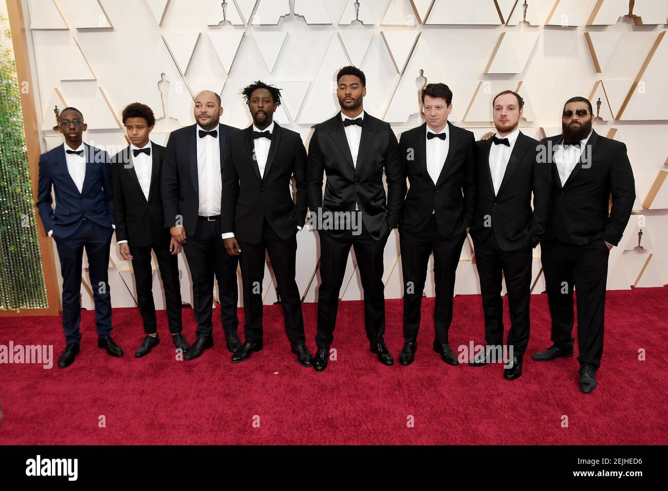 French director Ladj Ly, actors Djibril Zonga, Issa Perica , Alexis ...