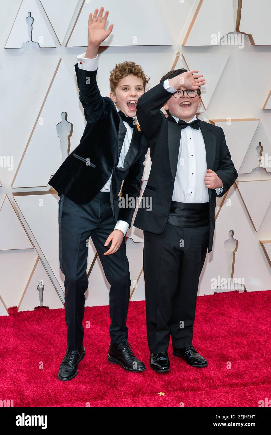 Roman Griffin Davis and Archie Yates walking on the red carpet at the ...