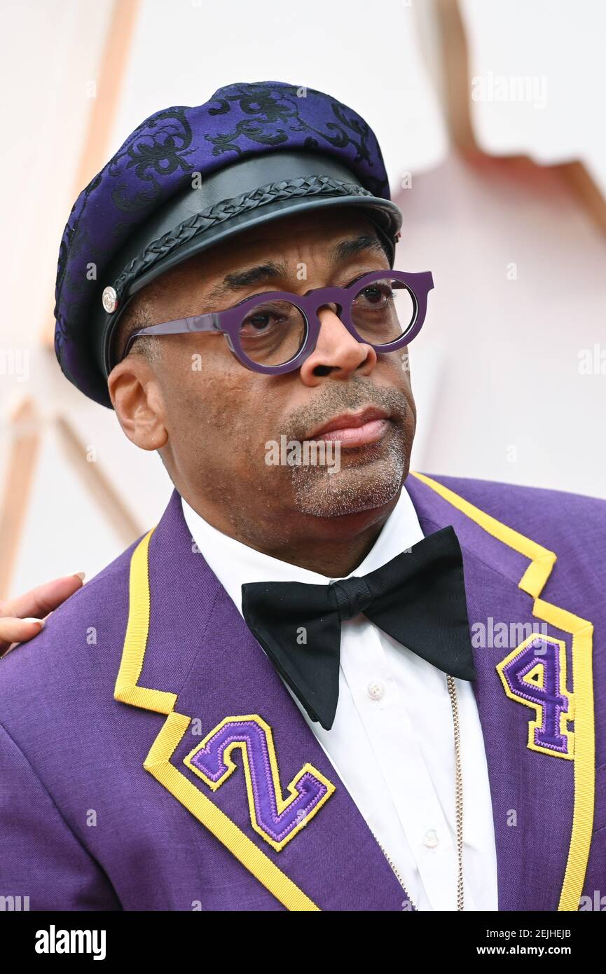 Spike Lee walking on the red carpet at the 92nd Annual Academy Awards ...