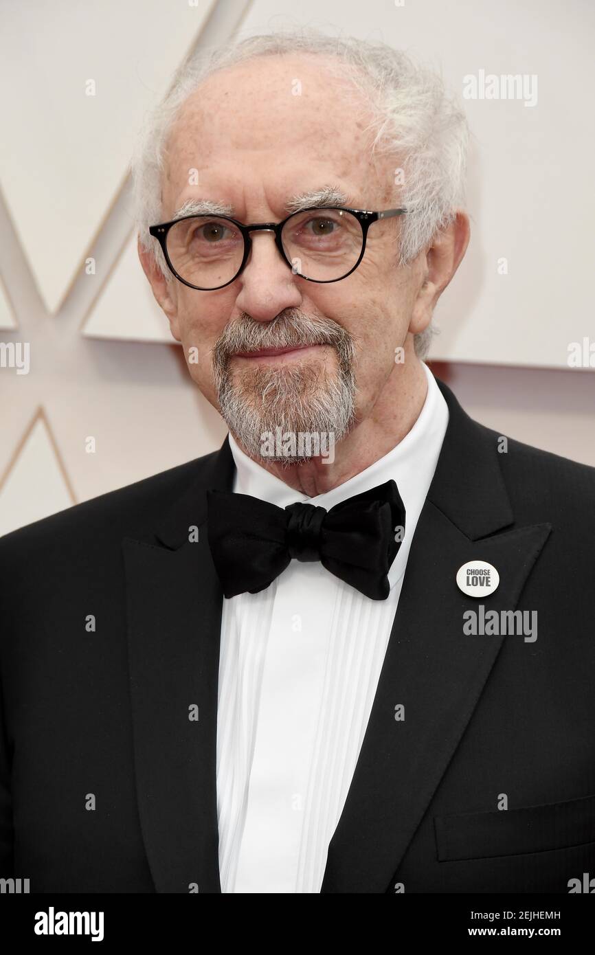 Jonathan Pryce walking on the red carpet at the 92nd Annual Academy ...