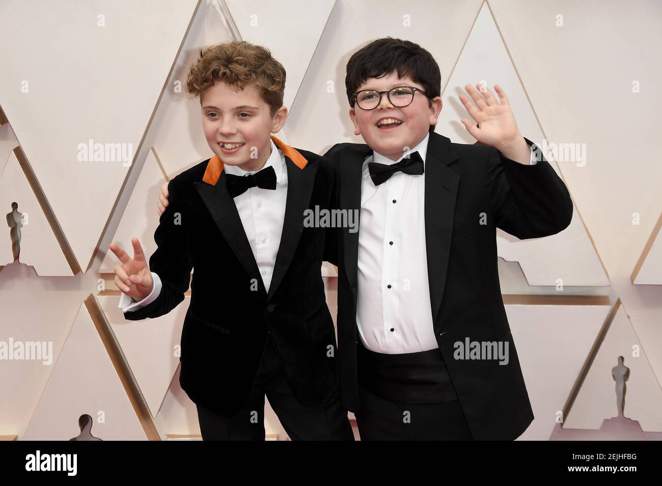 Roman Griffin Davis and Archie Yates walking on the red carpet at the ...