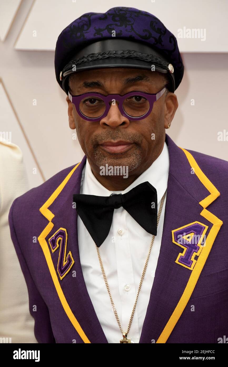 Spike Lee walking on the red carpet at the 92nd Annual Academy Awards ...
