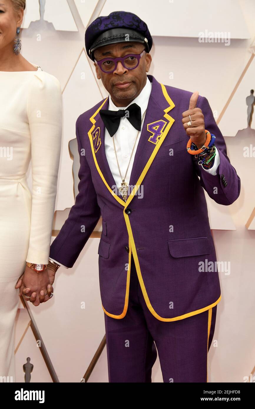 Spike Lee walking on the red carpet at the 92nd Annual Academy Awards ...