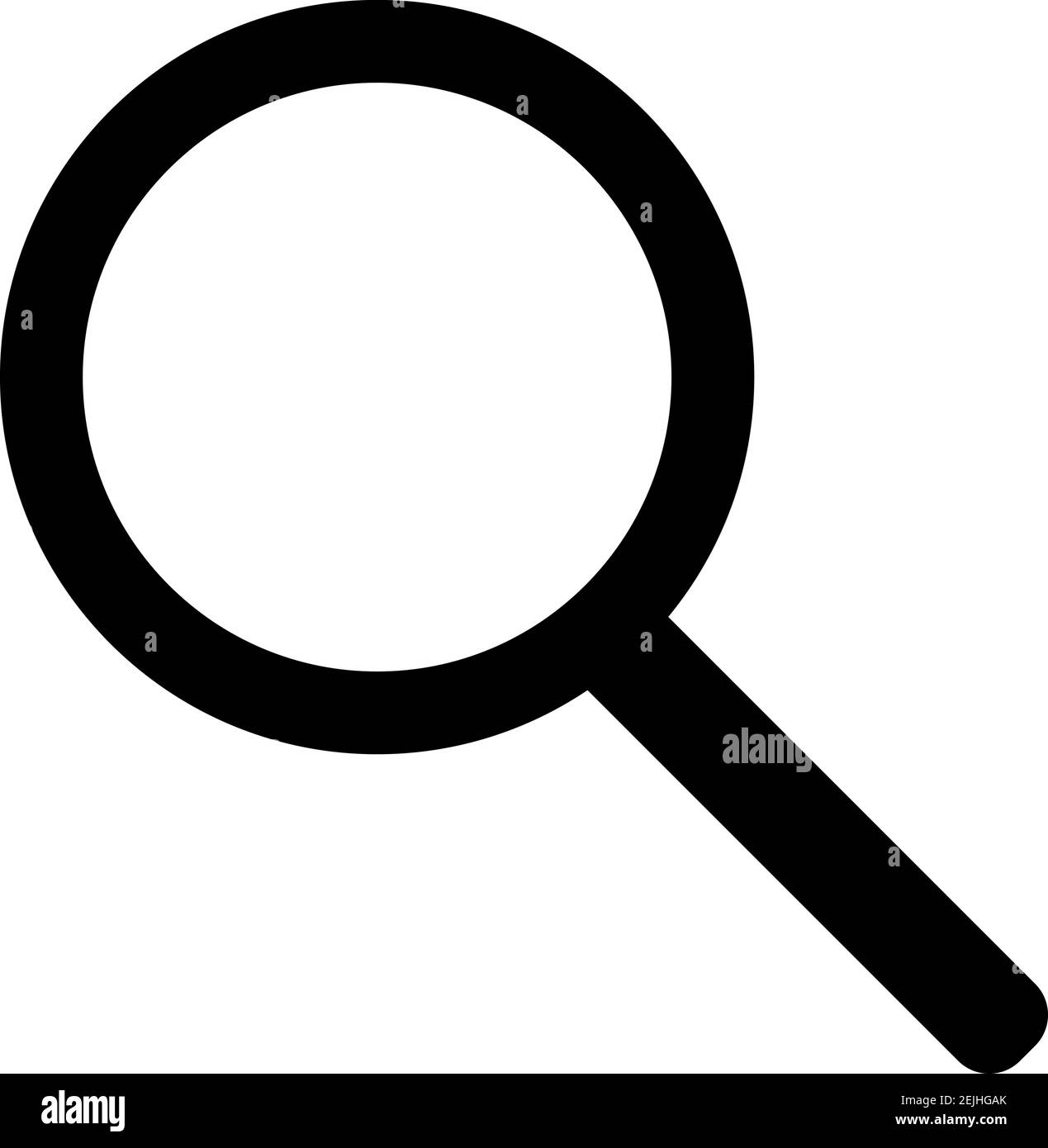 Search icon vector. Magnifying glass, research icon symbol illustration ...