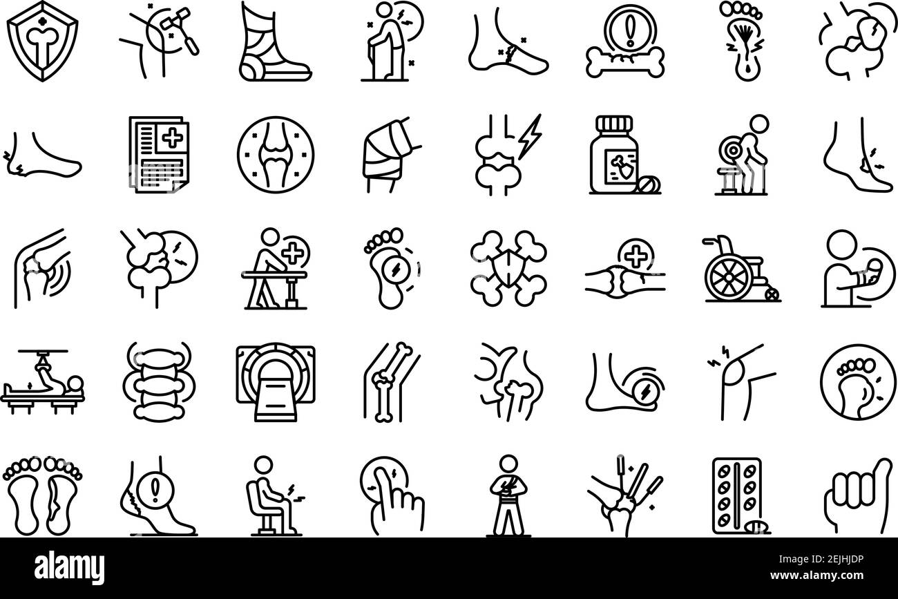 Arthritis icon. Outline arthritis vector icon for web design isolated ...