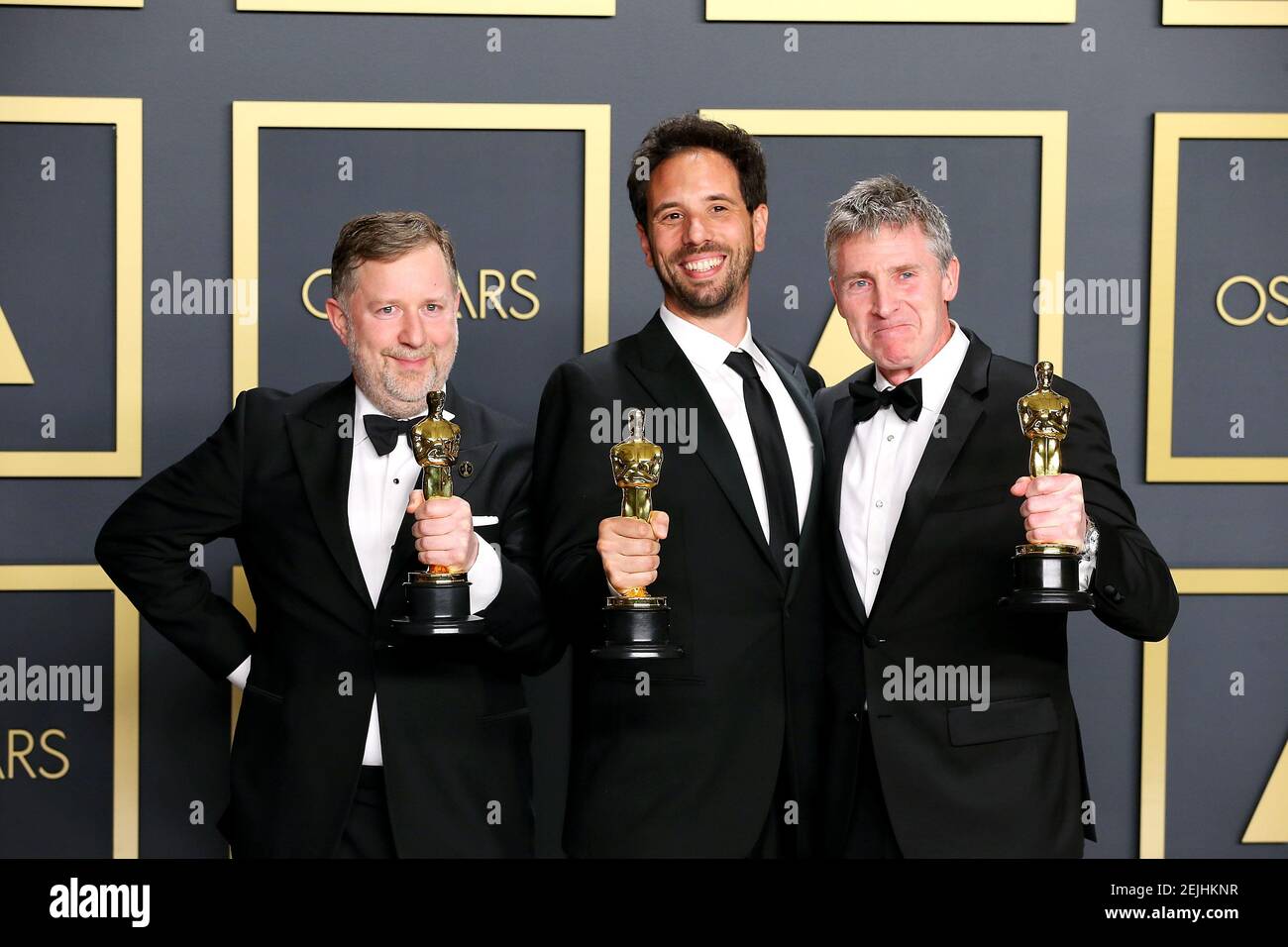 HOLLYWOOD, CA - FEBRUARY 9: Dominic Tuohy, Guillaume Rocheron, Greg ...