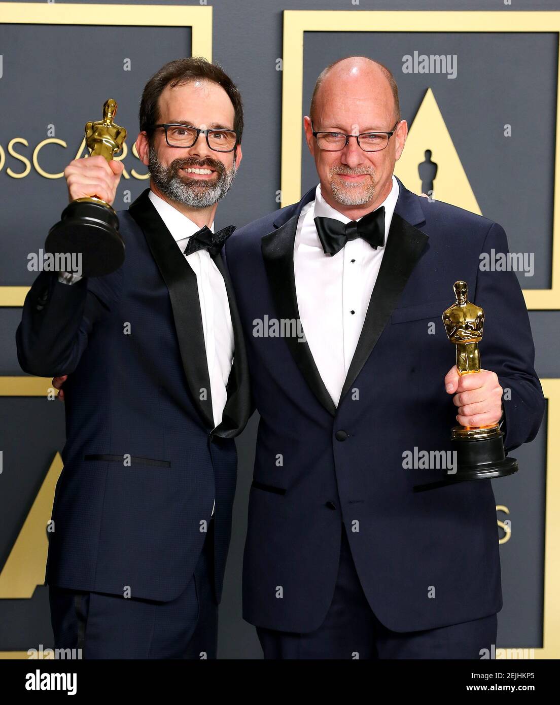 HOLLYWOOD, CA - FEBRUARY 9: Andrew Buckland, Michael McCusker pose in ...